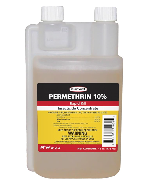 Durvet 2253554 Permethrin EC 10-Percent - mffelitellc.com